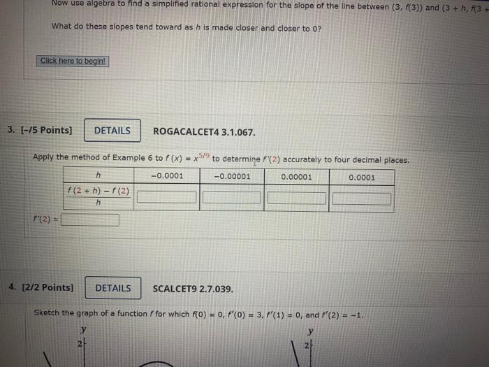 Solved Now use algebra to find a simplified rational | Chegg.com