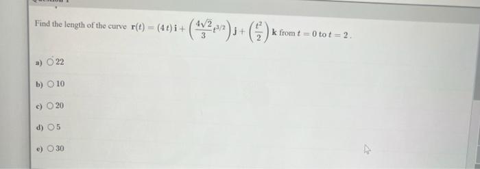 Solved Find the length of the curve | Chegg.com
