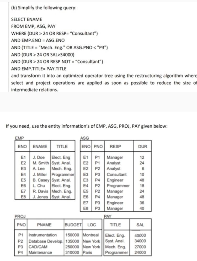 Solved SUBJECT :Distributed Data management system Give me | Chegg.com