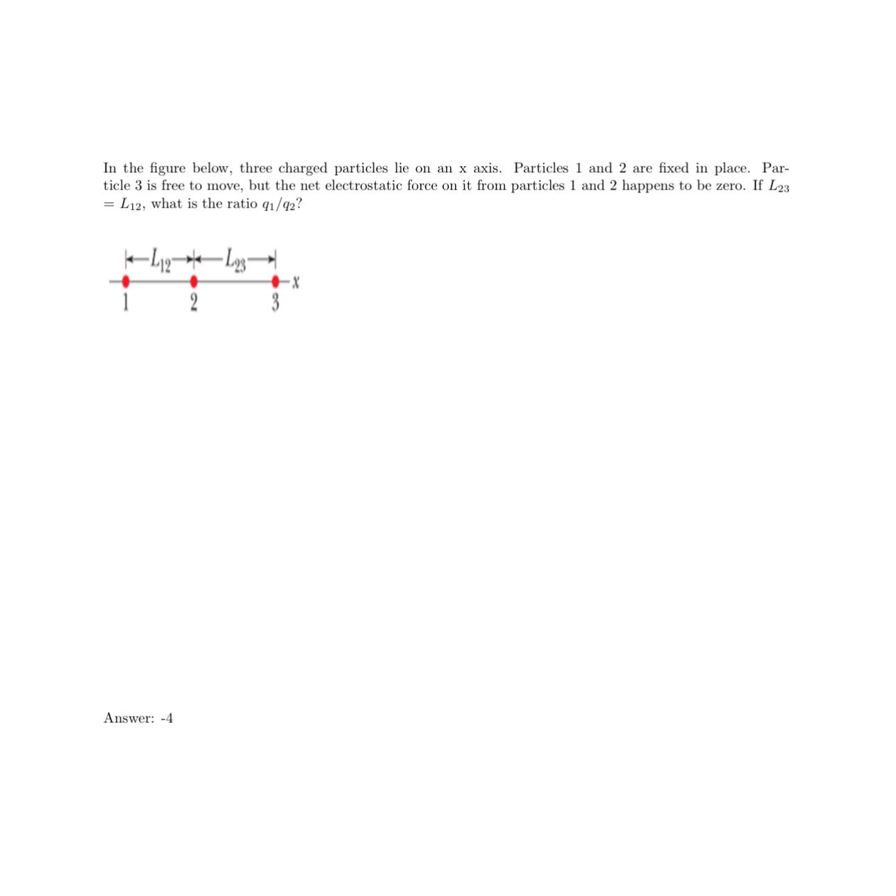 Solved In the figure below, three charged particles lie on | Chegg.com