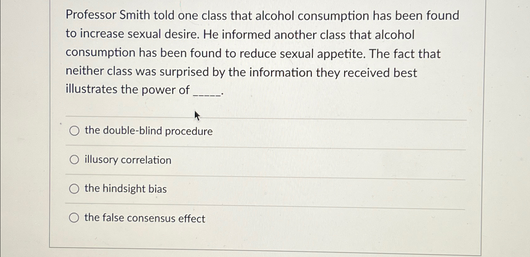 solved-professor-smith-told-one-class-that-alcohol-chegg