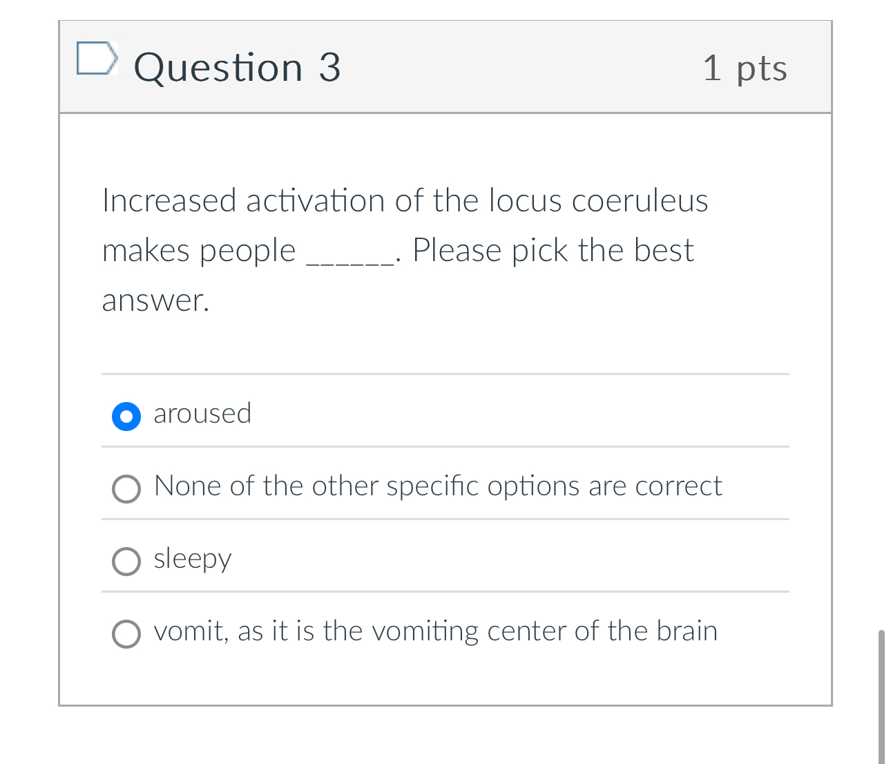 Solved Question 31 ﻿ptsIncreased activation of the locus | Chegg.com