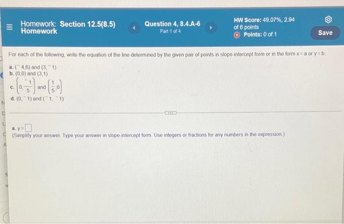 Solved N L Homework Section 12 5 8 5 Homework C D