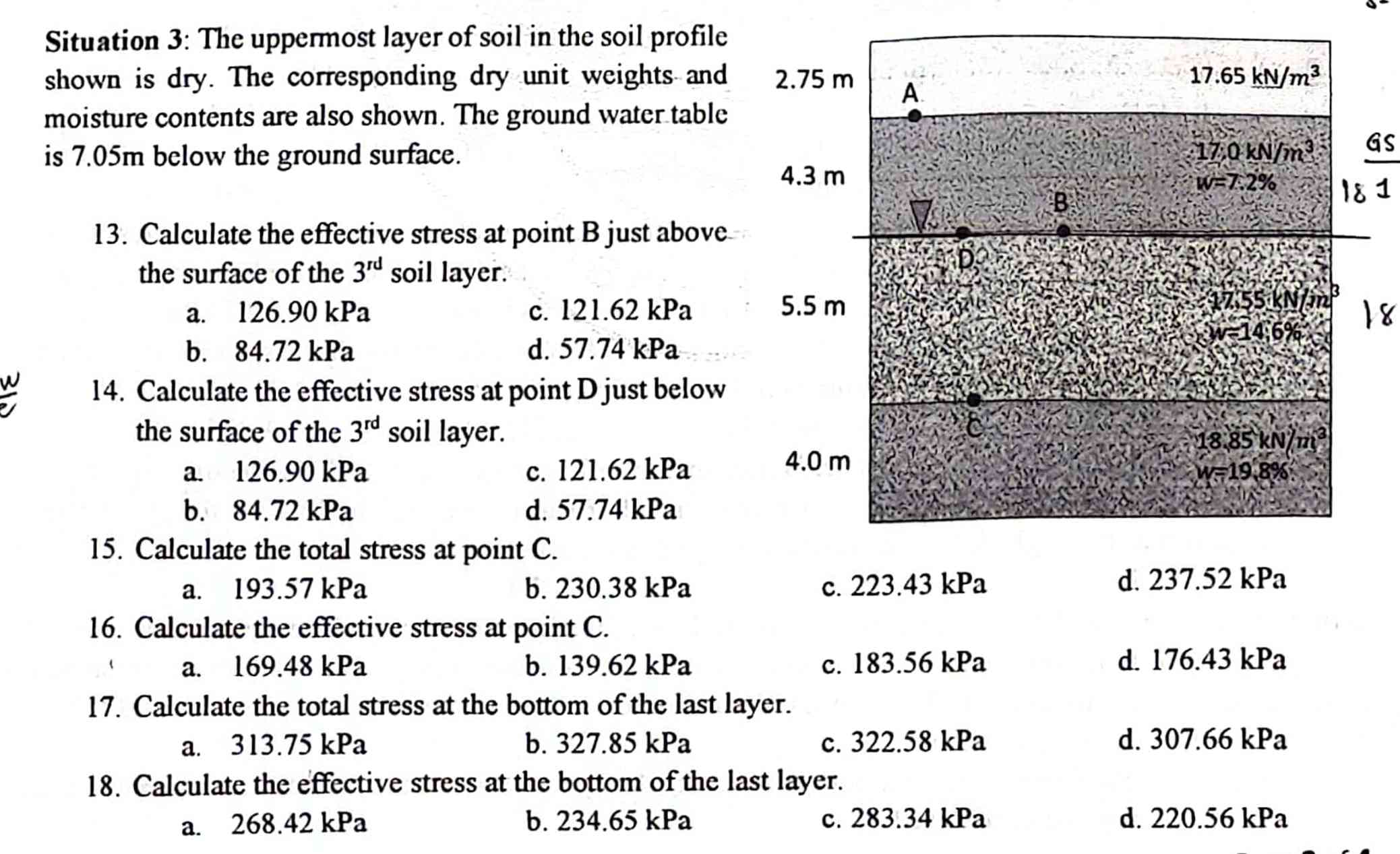 Solved Situation 3: The uppermost layer of soil in the soil | Chegg.com