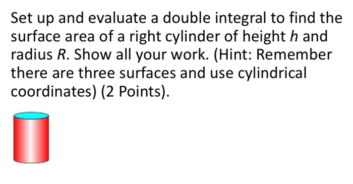 Solved Use a double integral in spherical coordinates to | Chegg.com