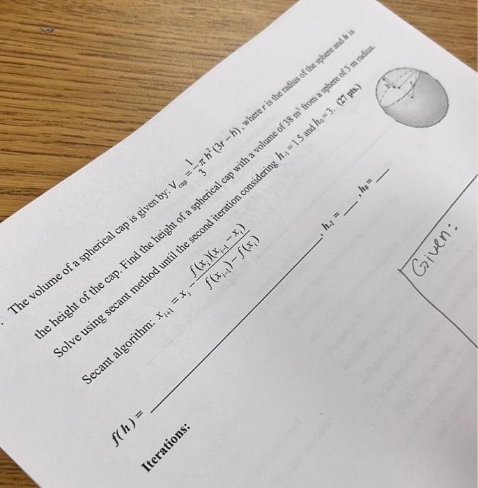 Solved f(x₁)(x₁_₁-x₁) Secant algorithm: X₁+1 = x; ¯¯¯ | Chegg.com