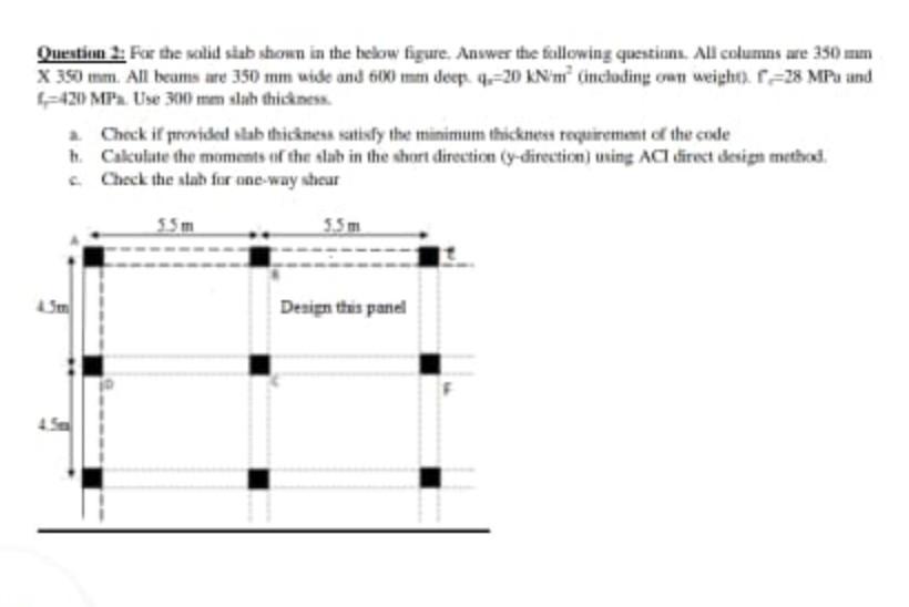 Solved Question. For the solid slab shown in the below | Chegg.com