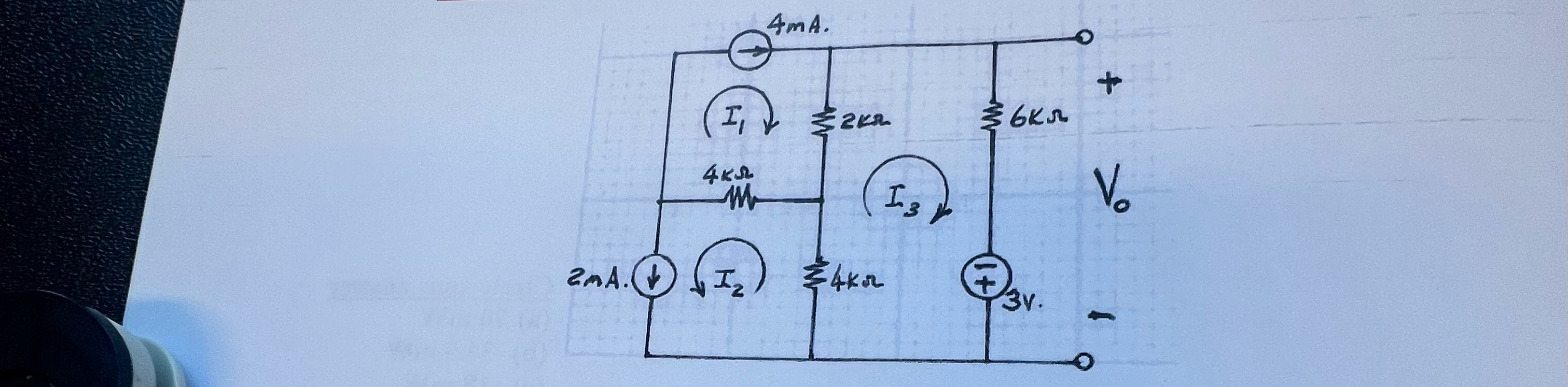 Solved (a) ﻿Set up the circuit for a Loop/Mesh Analysis by | Chegg.com