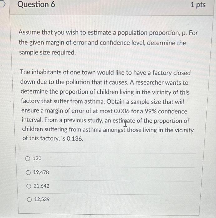 Solved Assume that you wish to estimate a population | Chegg.com