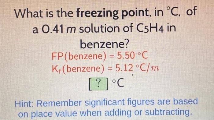 Solved What is the boiling point, in °C, of a 1.3 m solution | Chegg.com