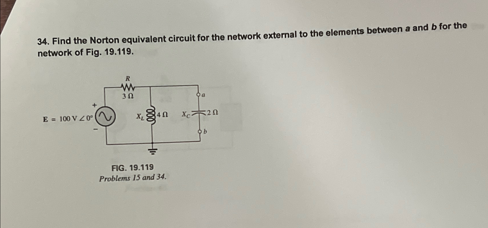 Solved Find the Norton equivalent circuit for the network | Chegg.com