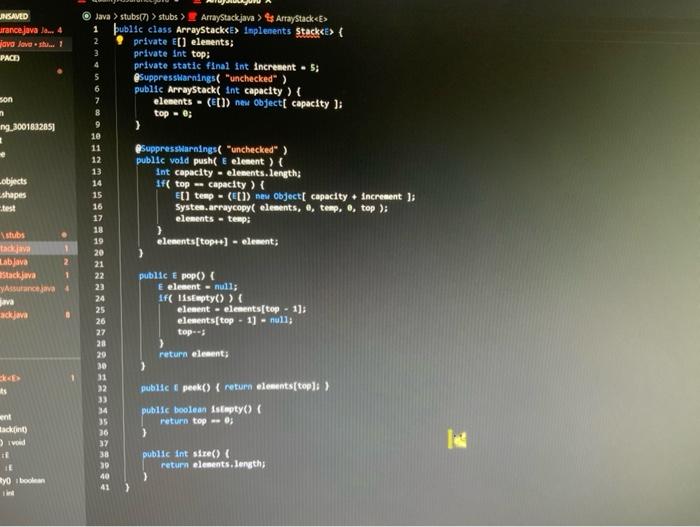 Solved 31 Requirements 50 points Stack manipulations 1 | Chegg.com