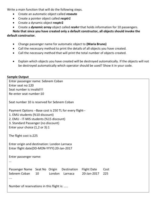Laboratory 7-Task3 flightRes pName: string | Chegg.com