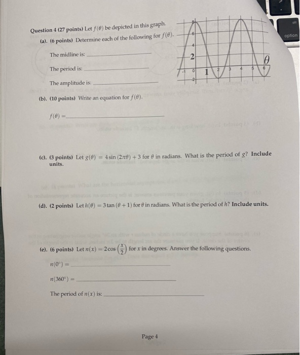 Solved Question 4 (27 points) Letf() be depicted in this | Chegg.com Solved Question 4 (27 points) Letf() be depicted in this | Chegg.com