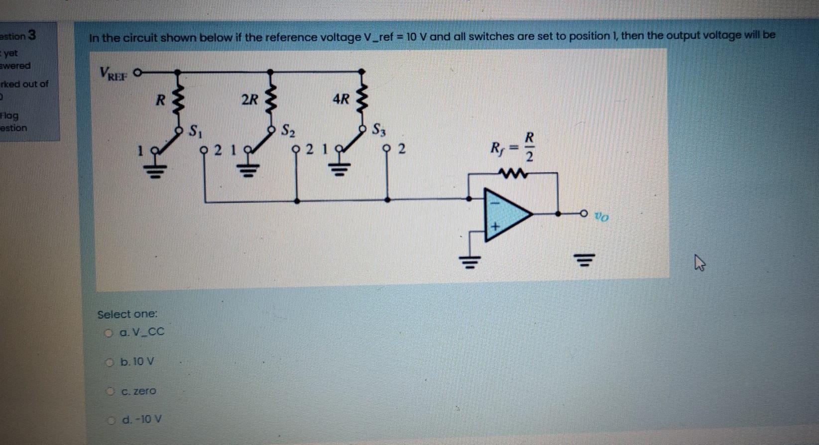 Solved estion 3 In the circuit shown below it the reference | Chegg.com Solved estion 3 In the circuit shown below it the reference | Chegg.com