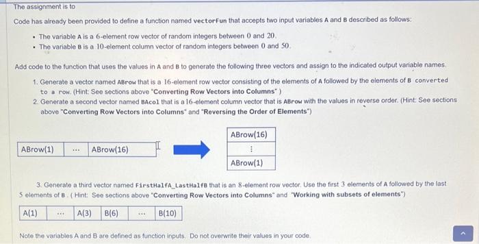 Code has already been provided to define a function | Chegg.com