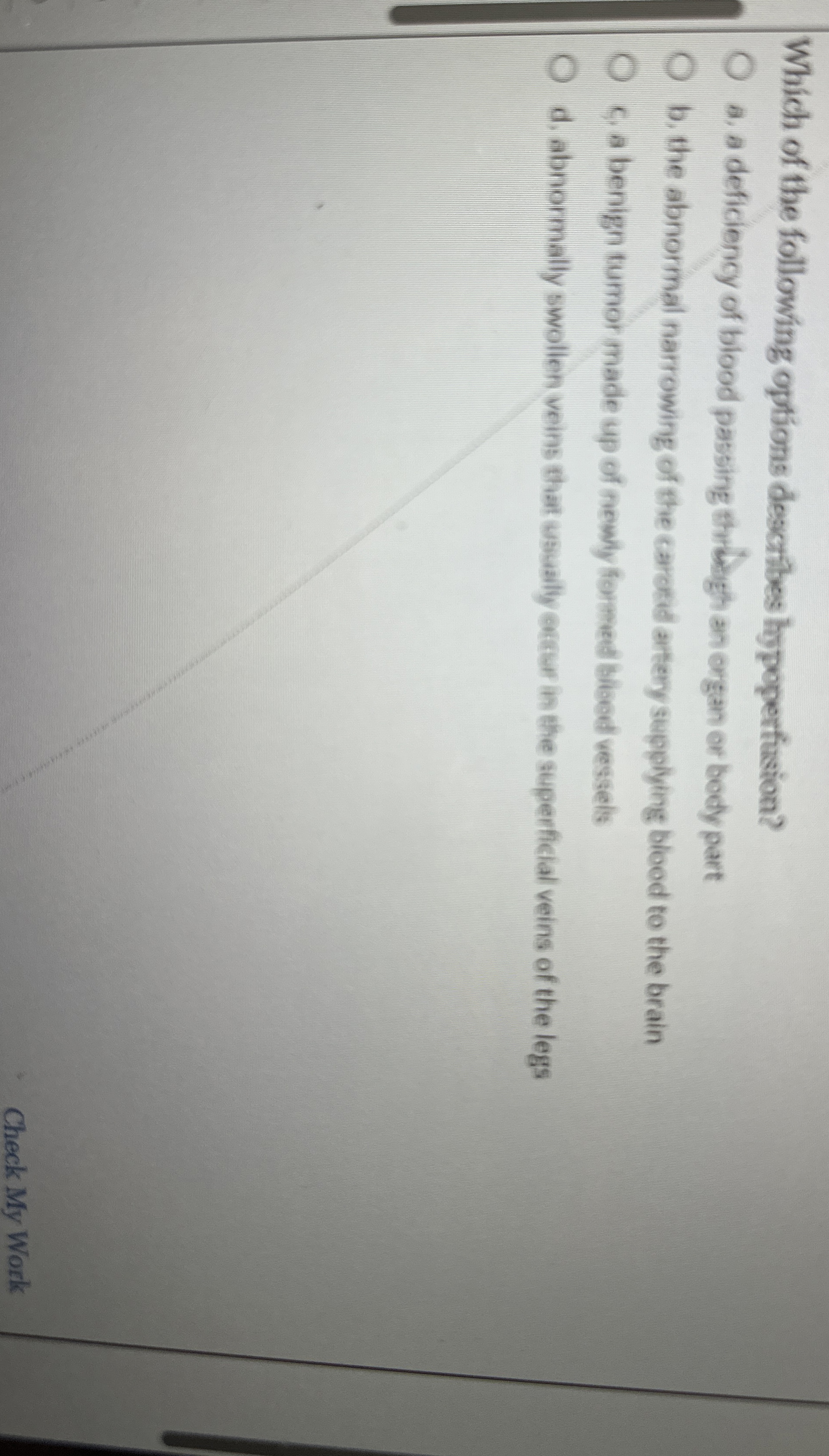 Solved Which of the following options describes | Chegg.com