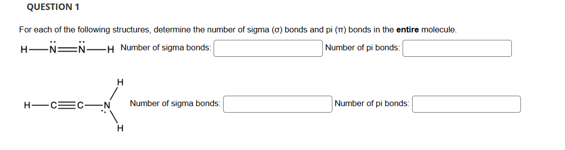 Solved QUESTION 1For each of the following structures, | Chegg.com