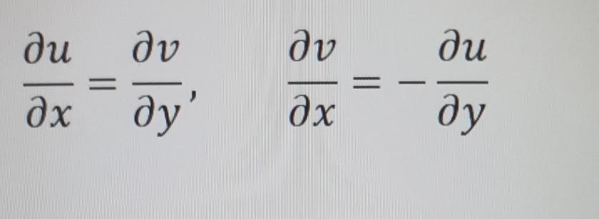 Solved Use the Cauchy-Riemann conditions to find out whether | Chegg.com