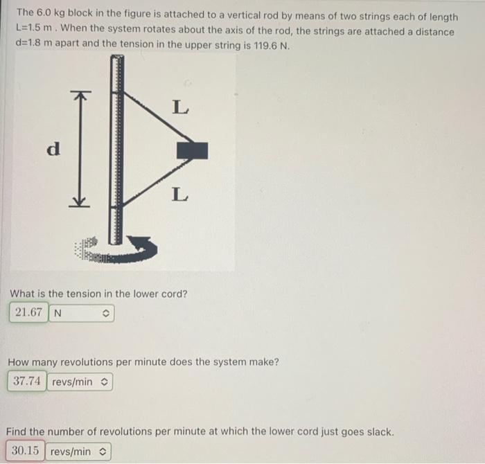 Solved The 6.0 kg block in the figure is attached to a | Chegg.com
