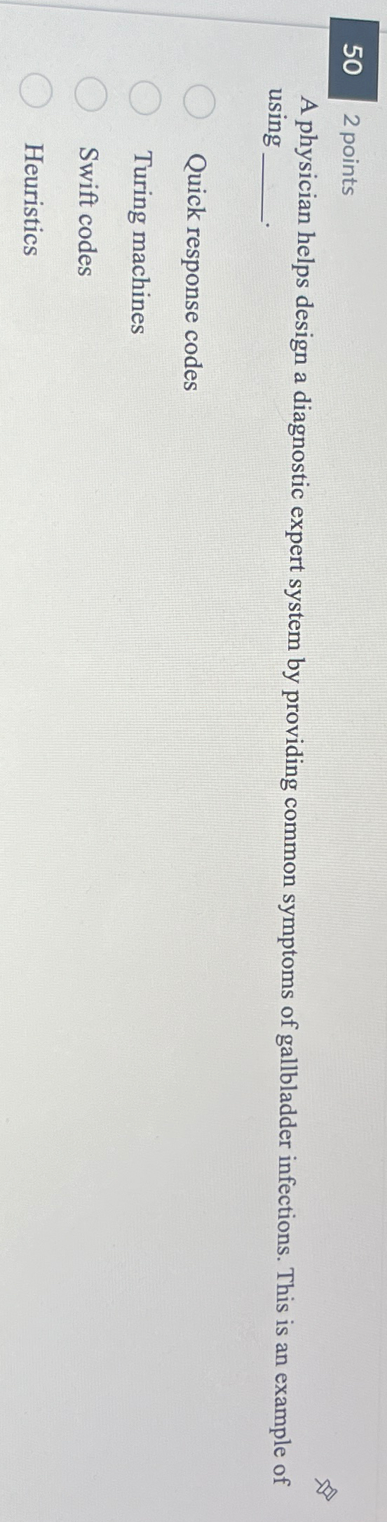 Solved 502 ﻿pointsA physician helps design a diagnostic | Chegg.com