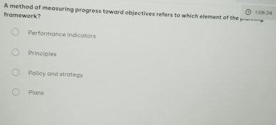 Solved A method of measuring progress toward objectives | Chegg.com