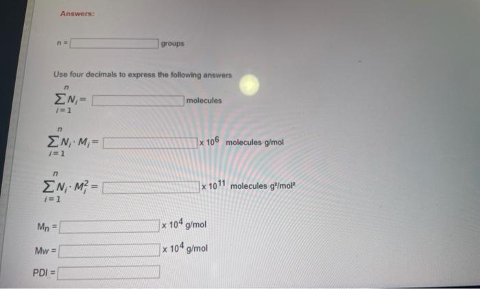 Solved A polydisperse sample of polystyrene is prepared by | Chegg.com