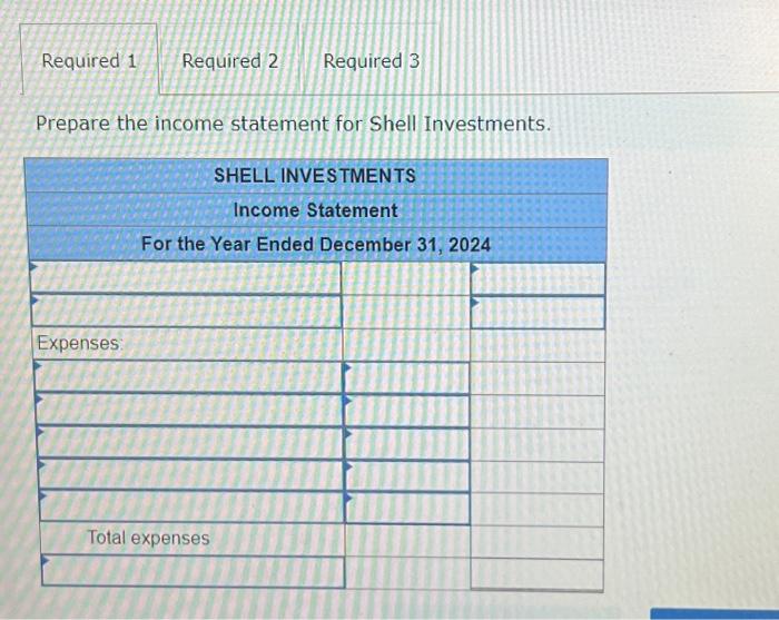 Solved Shell Investments provides financial services related | Chegg.com