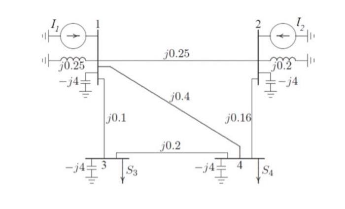 Solved Y-Bus matrix The generators at buses 1 and 2 are | Chegg.com