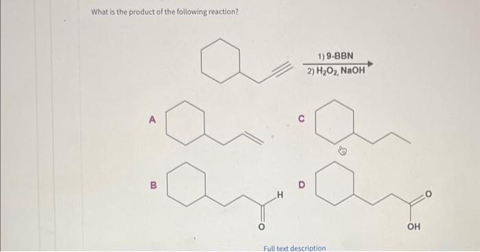 Solved What is the product of the following reaction? 2) | Chegg.com