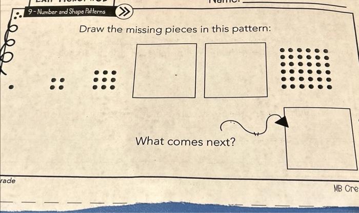 Solved Draw a shape pattern that goes back and forth. First, | Chegg.com