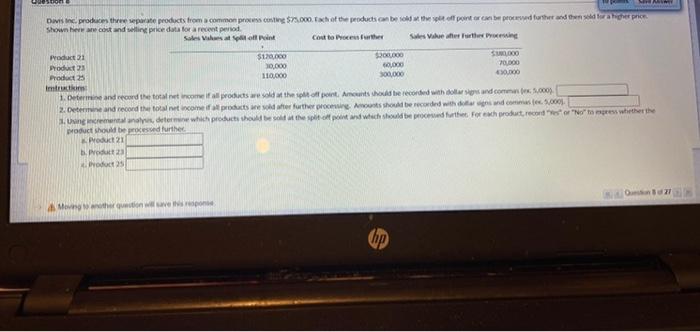 Solved IN Product21 Dans le produce the prime products from | Chegg.com
