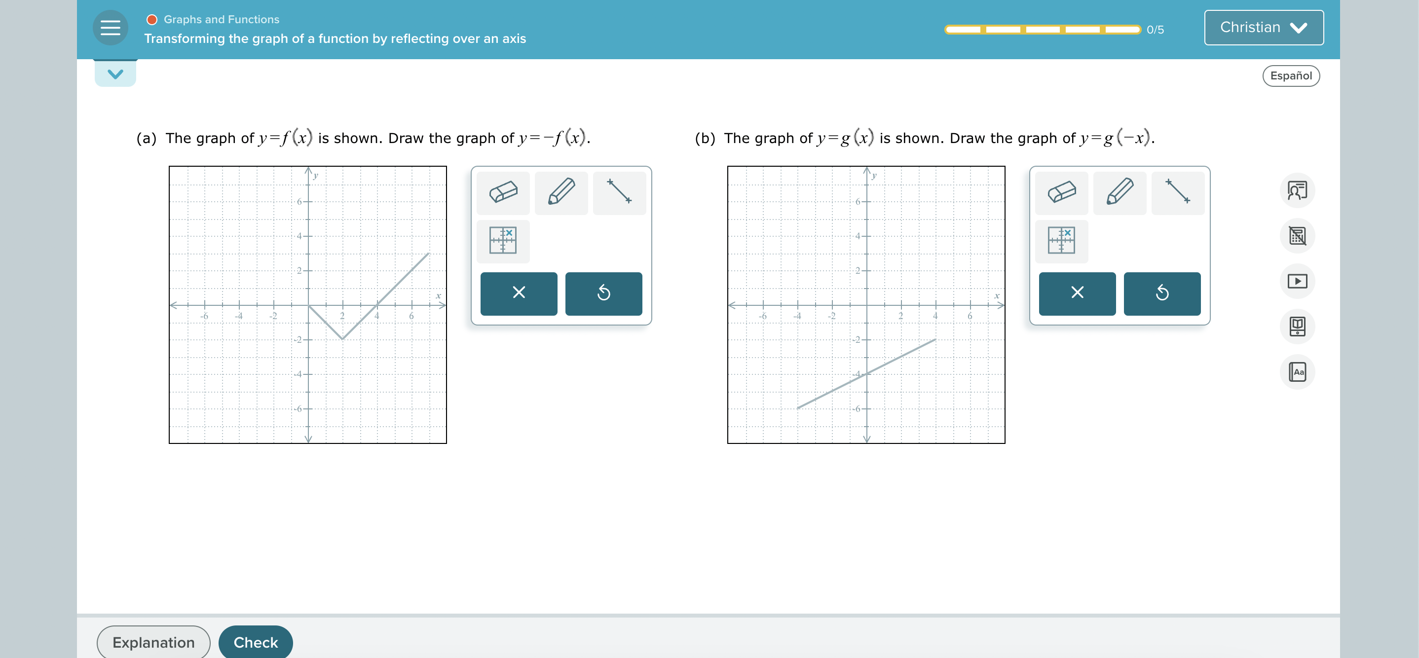 Solved (a) ﻿The graph of y=f(x) is ﻿shown. Draw the graph | Chegg.com
