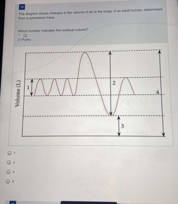 Solved The graph shows a spirometer trace for a healthy | Chegg.com