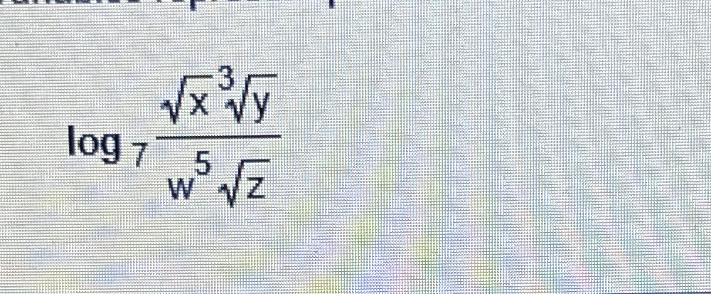 Solved Use the properties of logarithms to rewrite the | Chegg.com