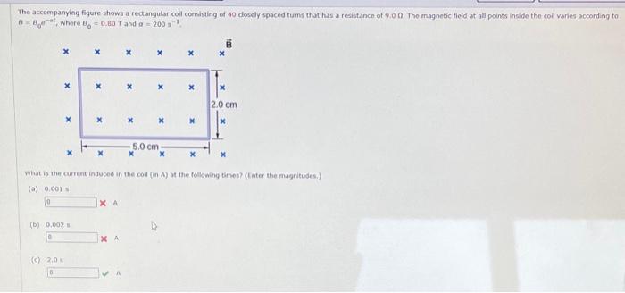 Solved The accompanying figure shows a rectangular coll | Chegg.com