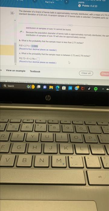 Solved Then deameter of a brand of fernis bolls is | Chegg.com