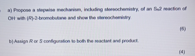 Solved a) ﻿Propose a stepwise mechanism, including | Chegg.com