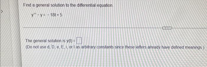 Solved math 270 differential equations make sure answers are | Chegg.com
