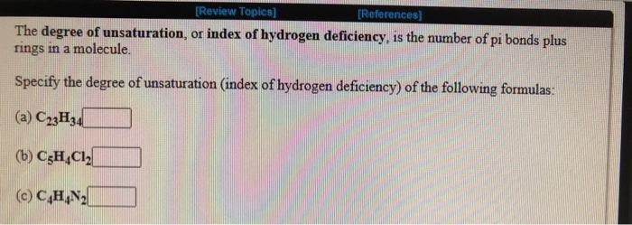 Solved [Review Topics] [References] The degree of | Chegg.com