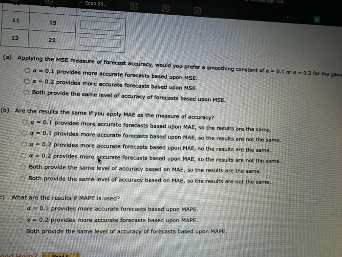 Solved These data show the number of gallons of gasolline | Chegg.com