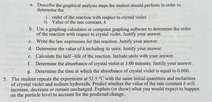 Solved 4. A student mixes 3.00 mL of 2.27×10−5M crystal | Chegg.com
