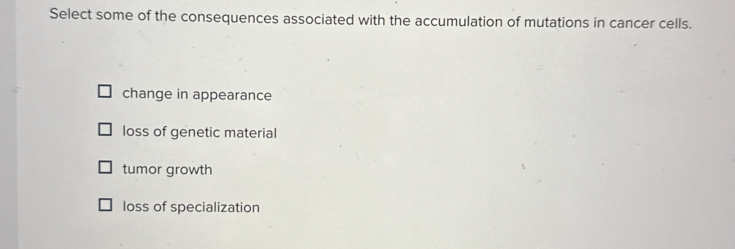 Solved Select some of the consequences associated with the | Chegg.com