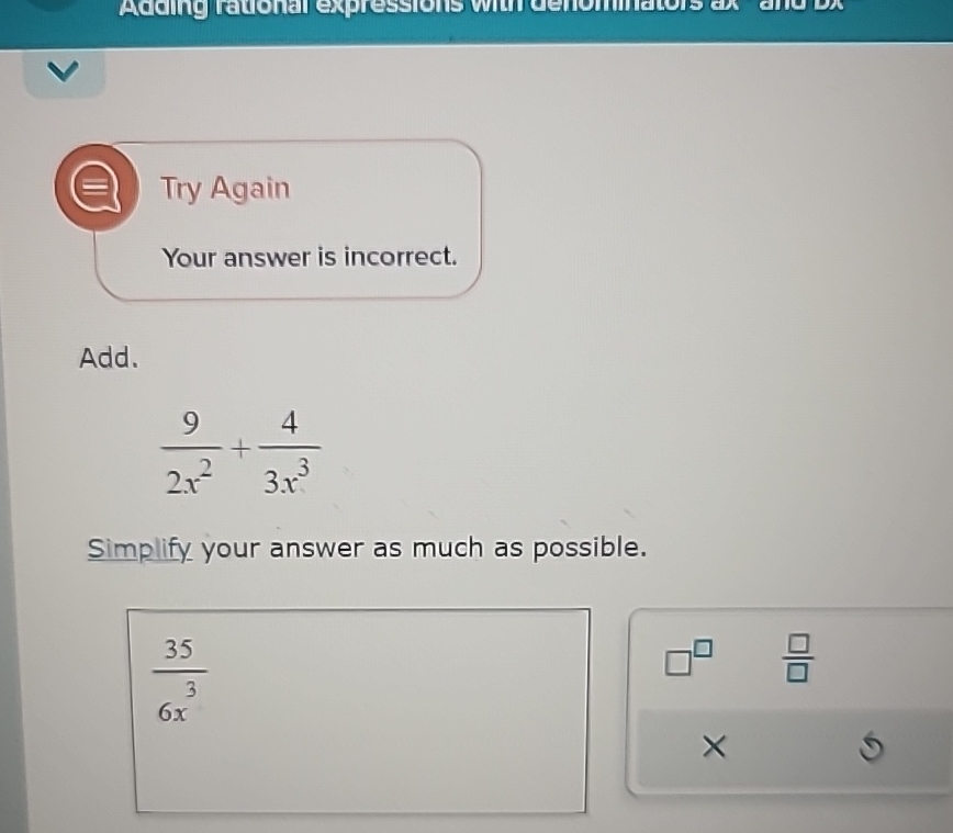 Solved Try AgainYour answer is | Chegg.com