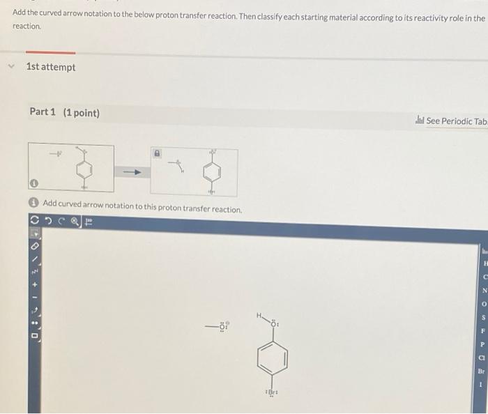 Solved Add the curved arrow notation to the below proton | Chegg.com