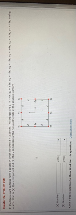 Solved Chapter 22, Problem 068 In the figure eight particles | Chegg.com
