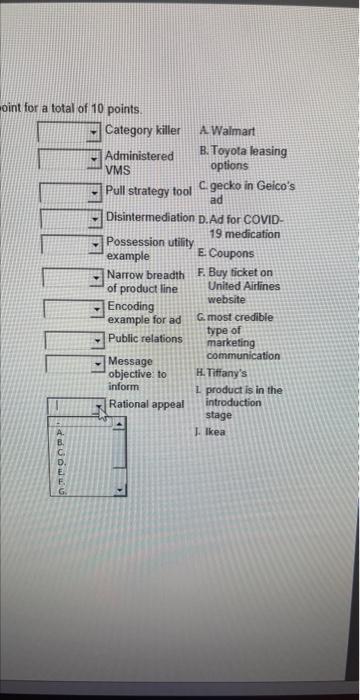 Solved oint for a total of 10 points. | Chegg.com