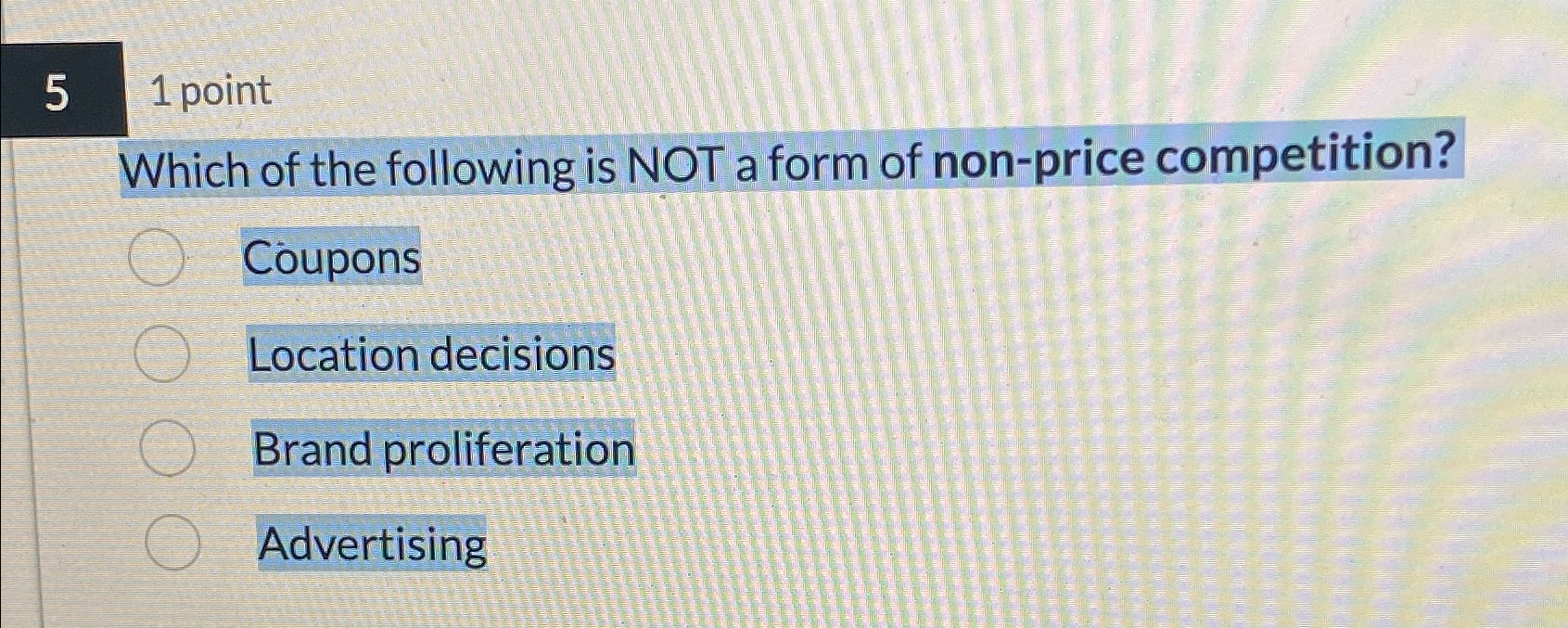 Solved 51 ﻿pointWhich of the following is NOT a form of | Chegg.com