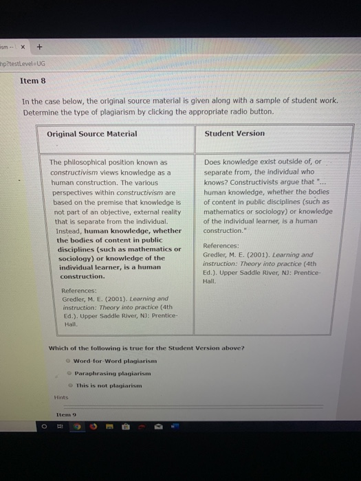 Solved estLevel=UG In the case below, the original source | Chegg.com