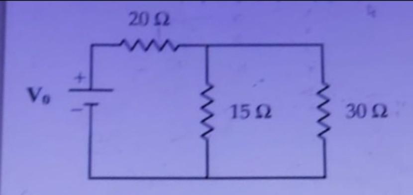 Solved Find the power dissipated in the 152 resistor shown | Chegg.com